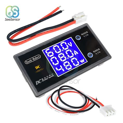 Dc 0 100v 10a 1000w Lcd Digital Voltmeter Ammeter Grandado
