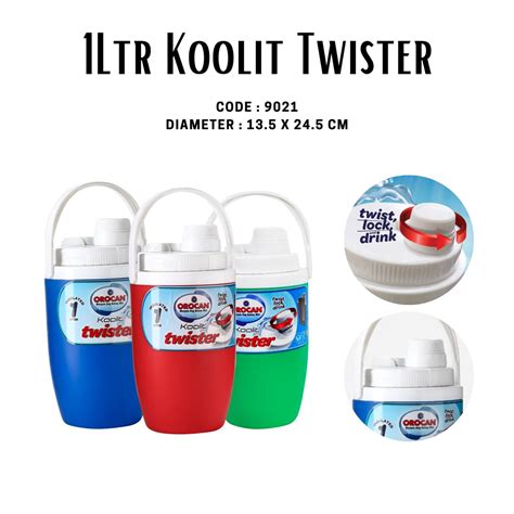 1ltr Koolit Twister 1 Liter Orocan Koolit Twister Oocan 1 Liter Jug Mini Jug Orocan Koolit