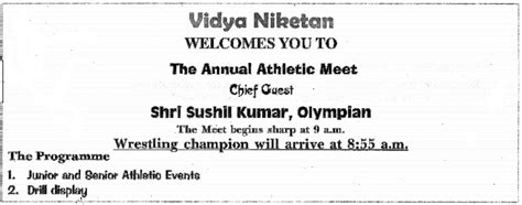 Poster Writing Format Class 11 Examples Questions