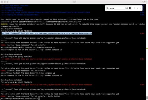 Error Internal Load Git Source Jupyterdocker Stacks