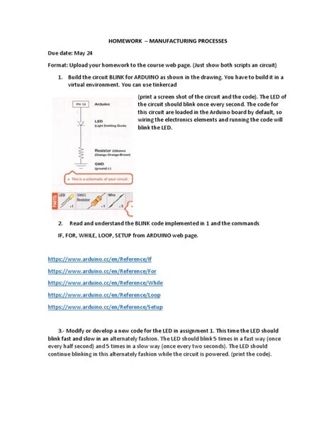 Arduino Homework Pdf Computers