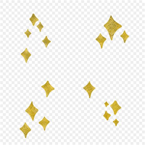 Gold Sparkles Clipart