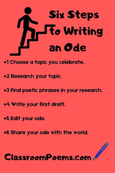 How To Write An Ode Worksheets Library