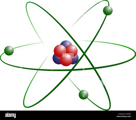 Lithium Atom Model Atom Model Of Lithium With Protons Electrons And