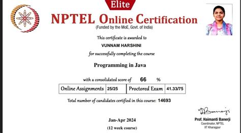 Vunnam Harshini On Linkedin I Successfully Completed In Receiving The Certificate In