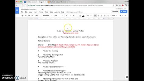 How To Make A Portfolio In Google Docs At Douglas Reddin Blog