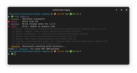 Logging In Nodejs A Comparison Of The Top 8 Libraries Better Stack