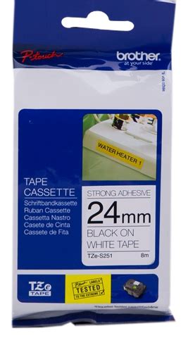 Cinta mecanográfica blanco sobre azul Brother TZe 555 TZ 555