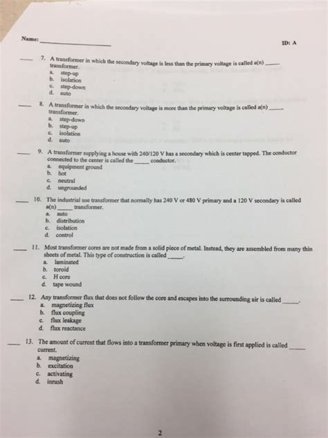 Solved Id A Name Class Date Unit 28 Multiple Choice
