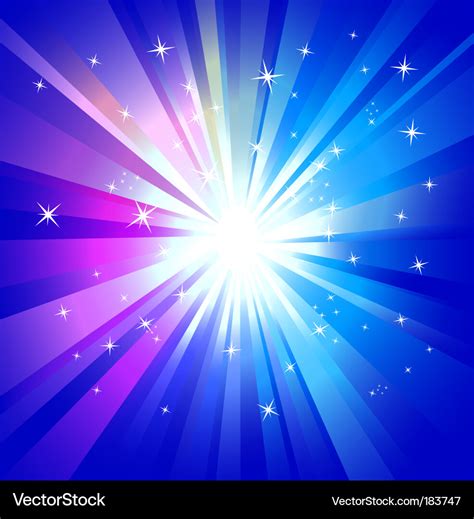 Light Explosion Royalty Free Vector Image Vectorstock
