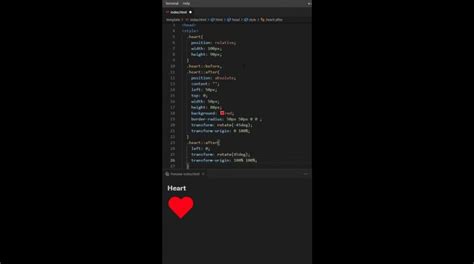 Instagram Heart Tutorial Html And Css Coding For Beginners Using