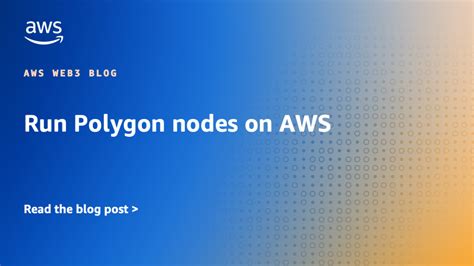 Run Polygon Nodes On Aws Aws Web3 Blog
