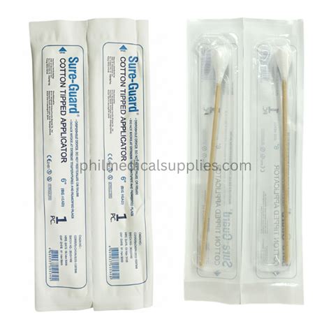 Cotton Applicator Big Tip Sterile Sure Guard 100s Philippine