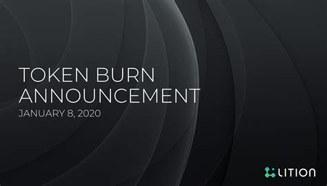 Lition To Burn An Additional 7 7 Million Tokens By Lition Blockchain Mycelium Networks Past
