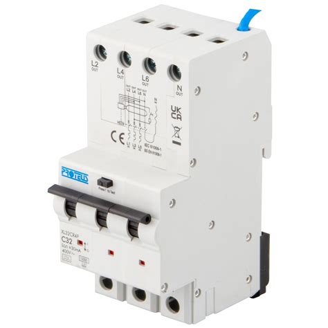 40a 3 Mod 4p Rcbo 10ka C Curve 30ma Type A Proteus Switchgear