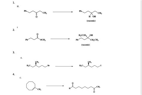 Solved Н Ph Ph CH CH НОН racemic Ph ОСН H CCH Chegg com