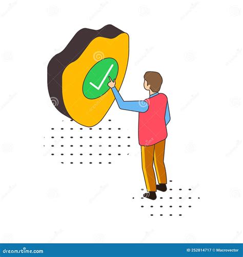 Cyber Security Icon Stock Vector Illustration Of Privacy 252814717