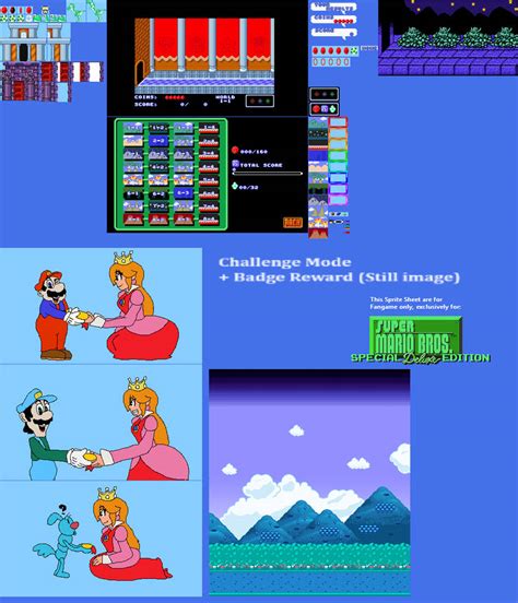 Smb1 Special Deluxe Edition Sprite Sheets Part 11 By Merrieofficalarts On Deviantart