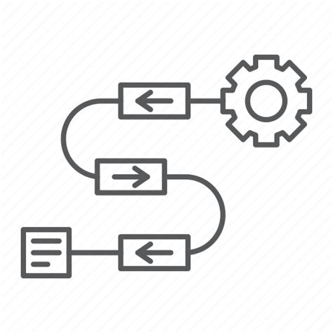 Workflow Sitemap Plan Artificial Intelligence Business Icon