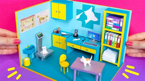 Лечим котят 🌟 МИНИ Ветеринарная клиника для кукол Аксессуары для МИНИ КОШЕК 😍 Анна Оськина