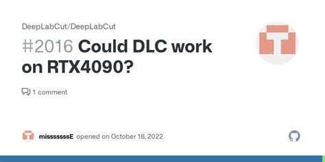 Could DLC Work On RTX4090 Issue 2016 DeepLabCut DeepLabCut GitHub