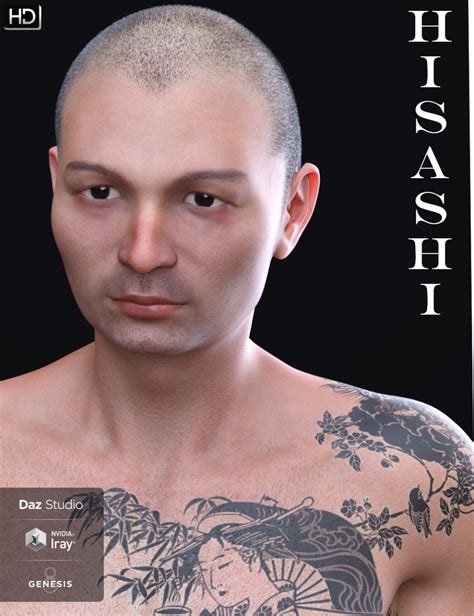 Hisashi Hd为创世纪8男 Hisashi Hd For Genesis 8 Male Genesis 8男性 Daz3d下载站