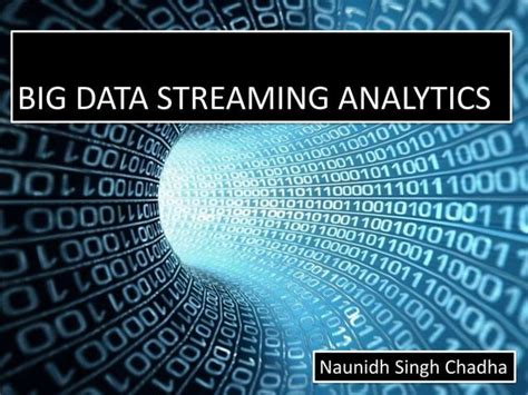 Big Data Streaming Analytics For Engineers Ppt