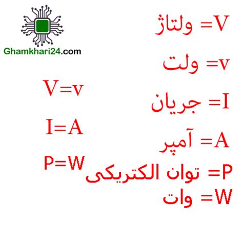 توان الکتریکی 3 فرمول برای محاسبه توان الکتریکی سید امیرعلی غمخواری