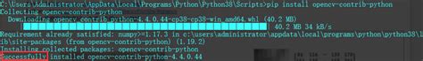 Pip安装opencv教程（简单步骤）基于pythonpip Install Opencv Csdn博客