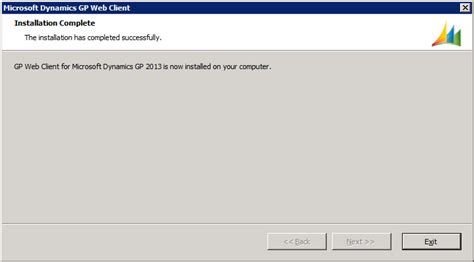 how to install the microsoft dynamics gp 2013 beta web client how