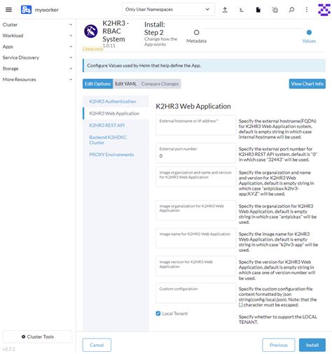 K2hr3 Rancher Helm Chart