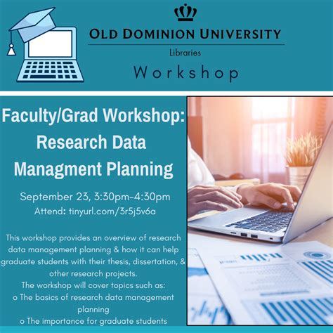Graduate Workshop Research Data Management Planning Old Dominion University