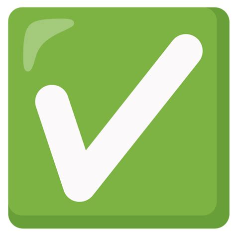 Green Check Mark Box