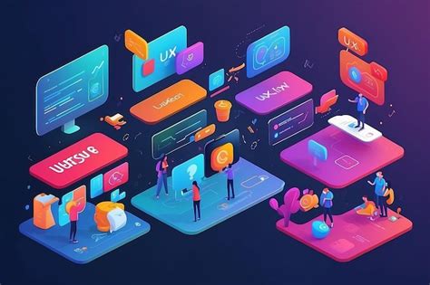 Premium Ai Image Uiux Differences Concept Illustration