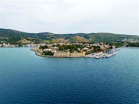 Premium Photo Foca Izmir Turkey May 16 2023 Aerial Photos Of Foca Village Located In Western