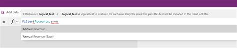 Filter Function In Canvas Power Apps Power Fx Formula Example D365