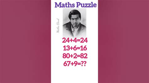 Maths Puzzleonly For Genius Puzzle Viral Maths Mathspuzzle Trending Shorts Ytshorts