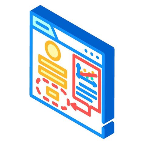 Fitts Law Ux Ui Design Isometric Icon Vector Illustration 39618484 Vector Art At Vecteezy