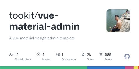 Github Tookitvue Material Admin A Vue Material Design Admin Template