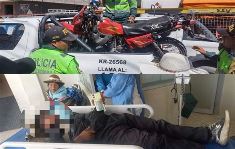 Ilave Accidente De Tránsito Deja A Menor Y Conductor De Moto Lineal