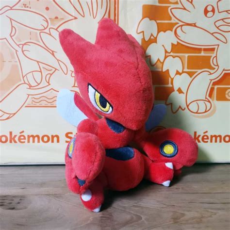 Sitting Scizor Pokemon Sword And Shield Plush Toy Cute Pokemon Stuffed