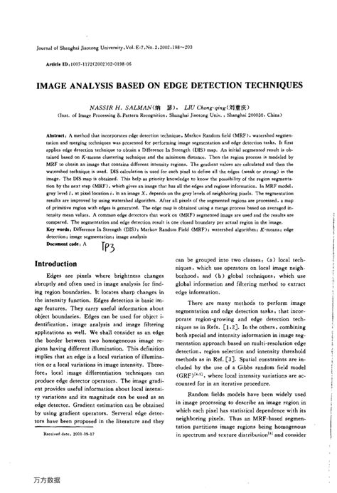 Pdf Image Analysis Based On Image Segmentation And Edge Detection Techniques