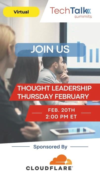 Techtalk Summits On Linkedin Thoughtleadershipthursday Cloudflare Techwebinar Techindustry