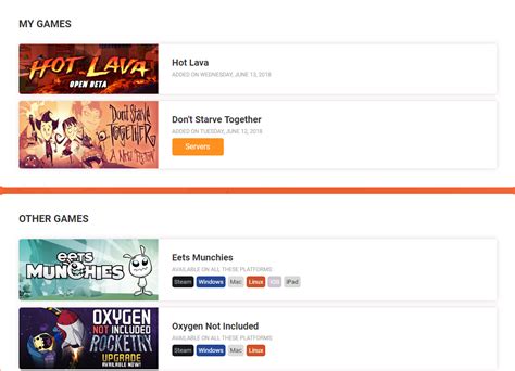 Klei Account Game List Issue Cant Find Game In Klei Account Of My Steam Game General