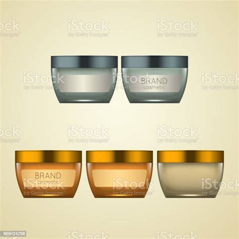 벡터 3d 아름다움 화장품 제품까지 조롱입니다 광고 브랜드에 대 한 격리 된 현실적인 병입니다 화장품 포장 디자인 서식 파일입니다 3차원 형태에 대한 스톡 벡터 아트 및