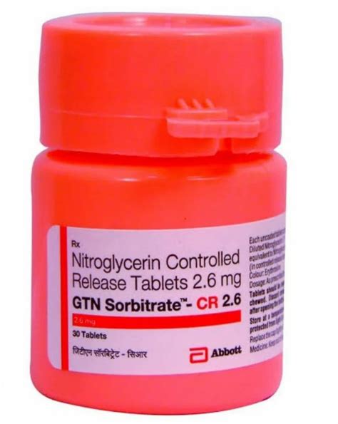 Nitroglycerin Tablet Nitroealth Latest Price Manufacturers And Suppliers