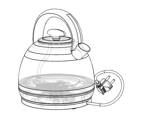 2 5L电热水壶结构设计 SOLIDWORKS 2015 模型图纸下载 懒石网