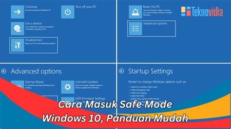 Cara Masuk Safe Mode Windows 10 Panduan Mudah