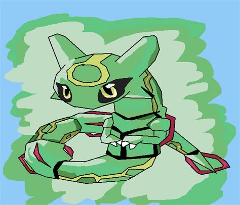 Pixilart Cute Rayquaza By Its Zygarde Omg