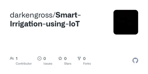 GitHub Darkengross Smart Irrigation Using IoT